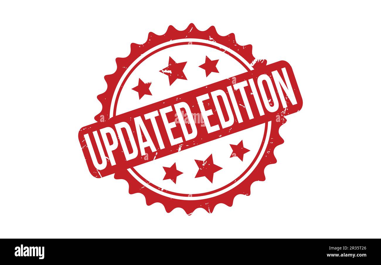 Red Updated Edition Rubber Stamp Seal Vector Stock Vector Image & Art ...