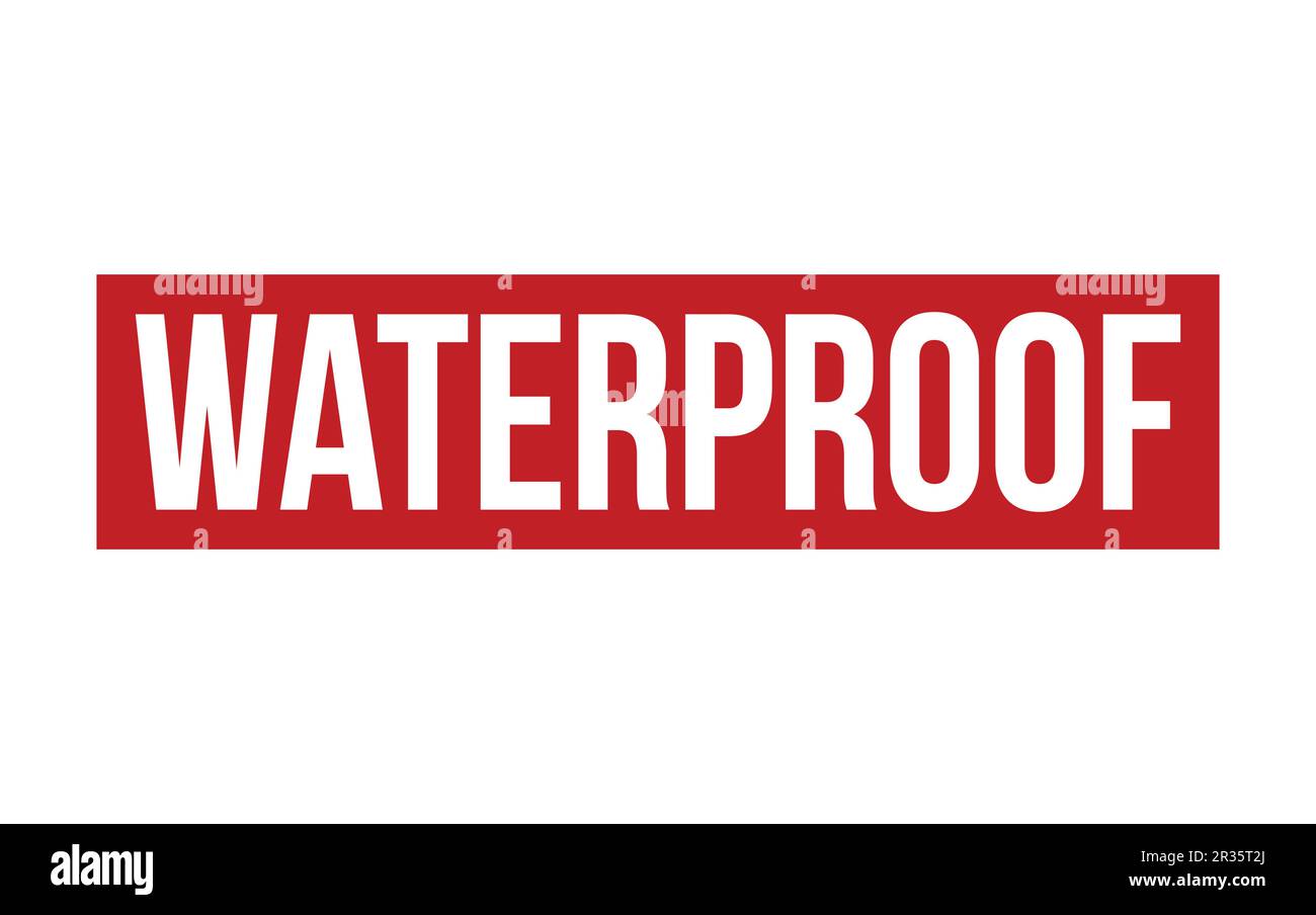 Waterproof Rubber Stamp Seal Vector Stock Vector Image & Art - Alamy