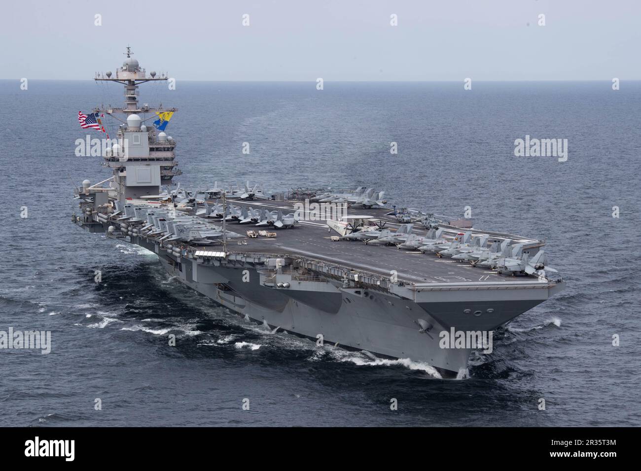 The first-in-class aircraft carrier USS Gerald R. Ford (CVN 78 ...