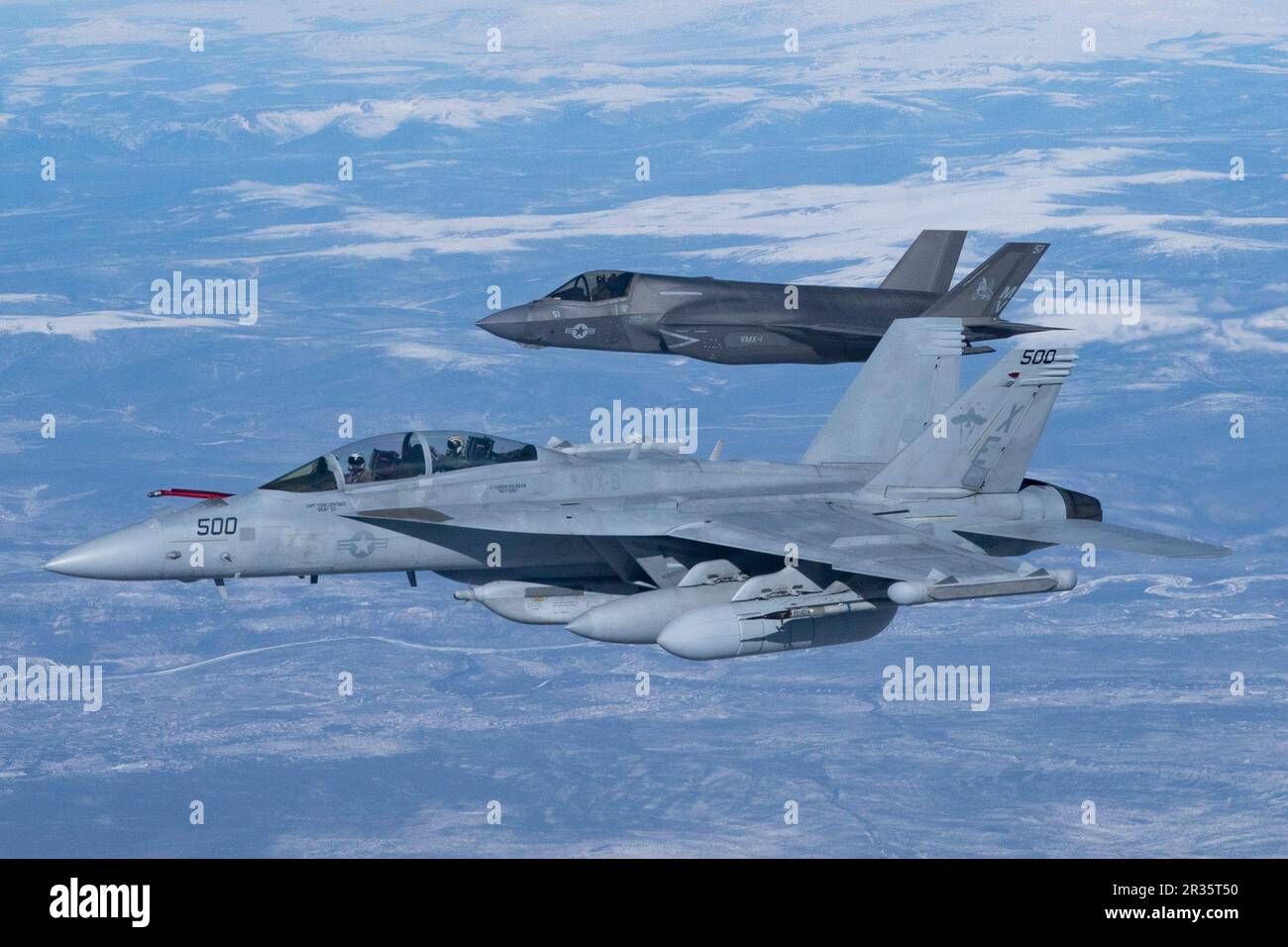 A U.S. Navy EA-18G “Growler” assigned to the Air Test and Evaluation ...