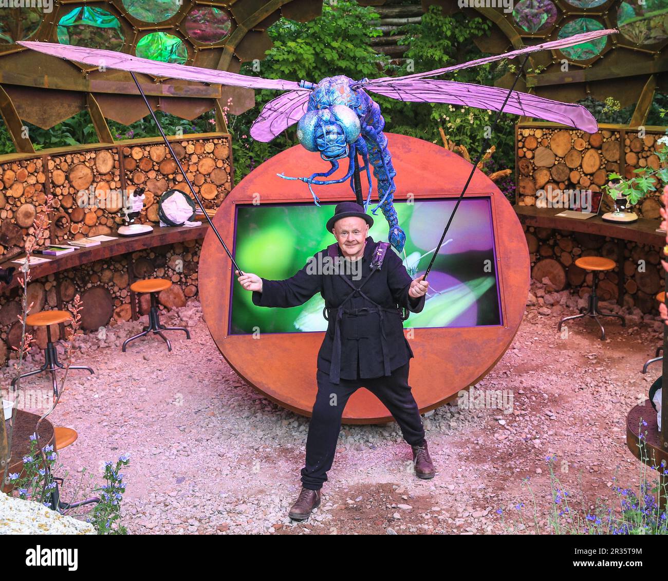 London, UK. 22nd May, 2023. Giant insects fly, creep, and crawl their ...