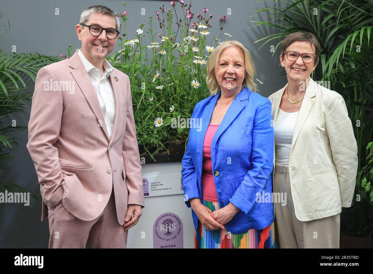 London, UK. 22nd May, 2023. In the RHS Experience Great Pavilion stand ...