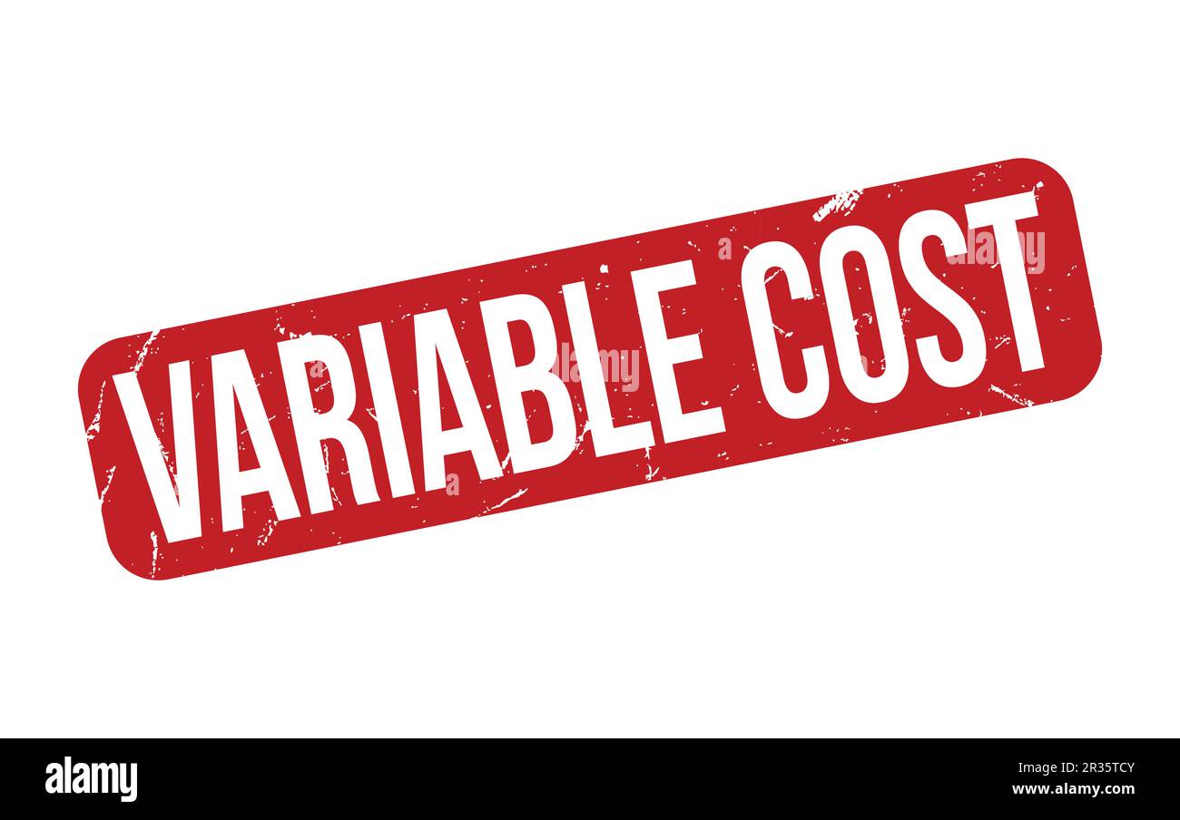 Variable Cost rubber grunge stamp seal vector Stock Vector Image & Art - Alamy