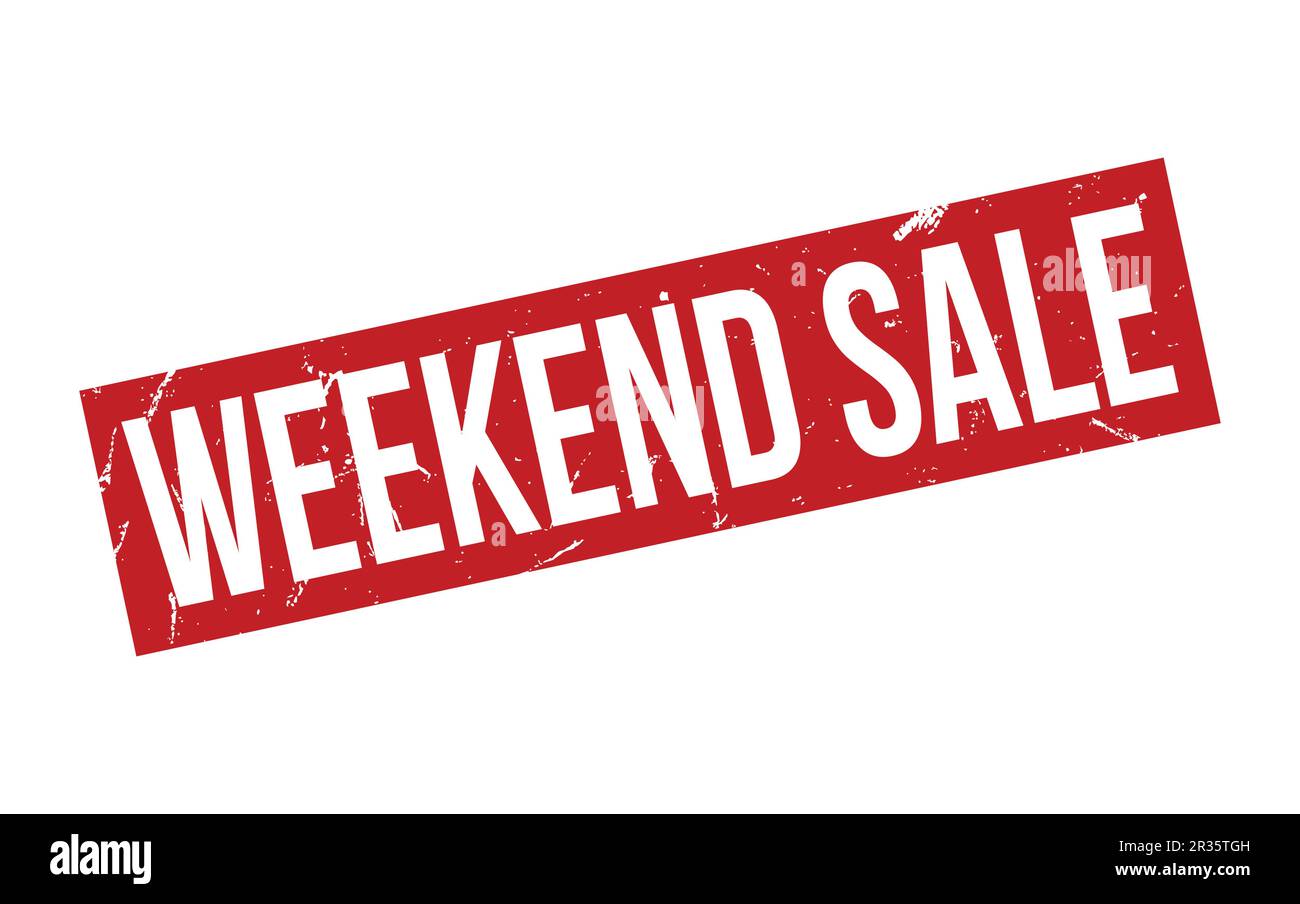 Weekend sale stamp hi-res stock photography and images - Alamy