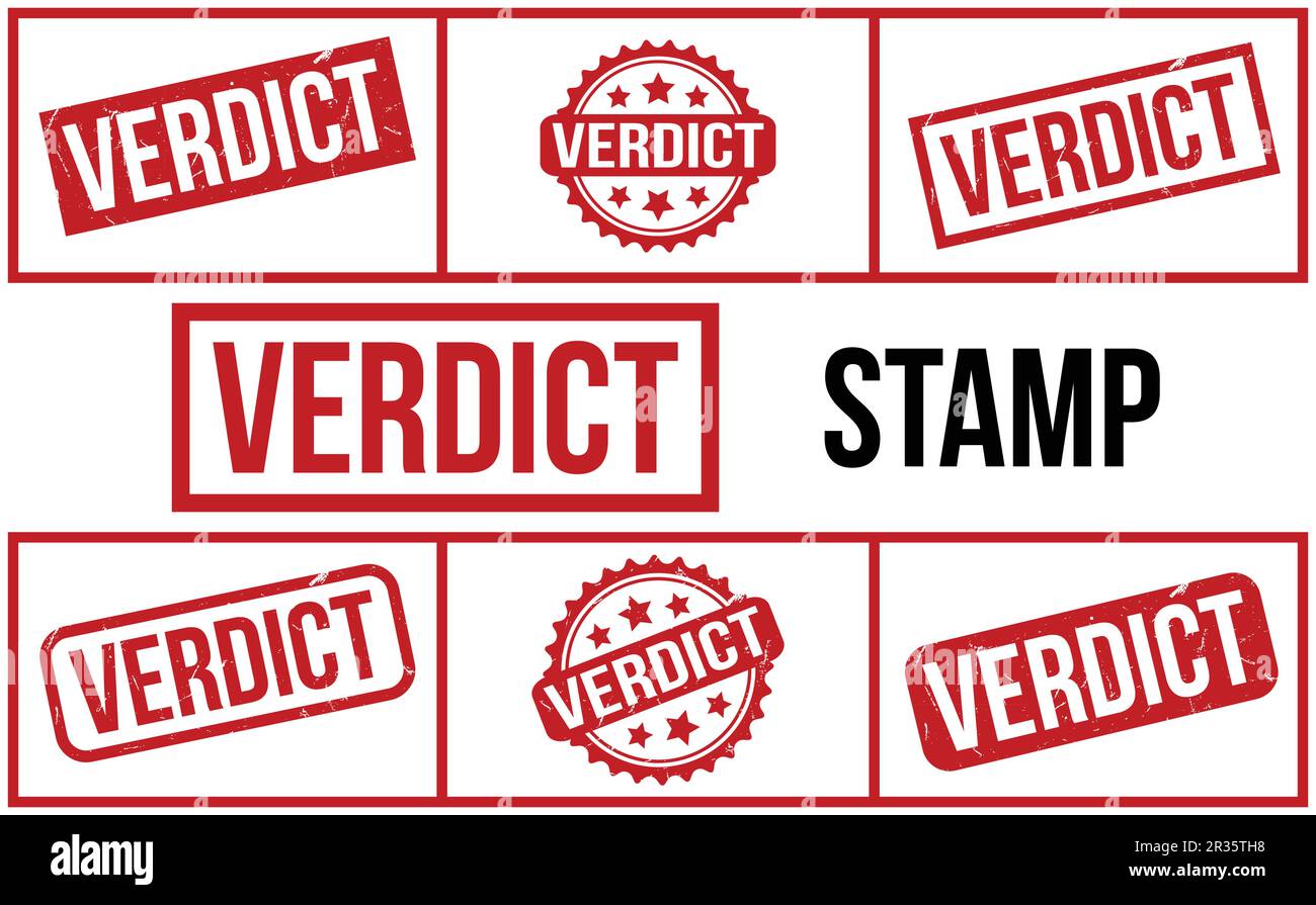 Verdict vector vectors Cut Out Stock Images & Pictures - Alamy