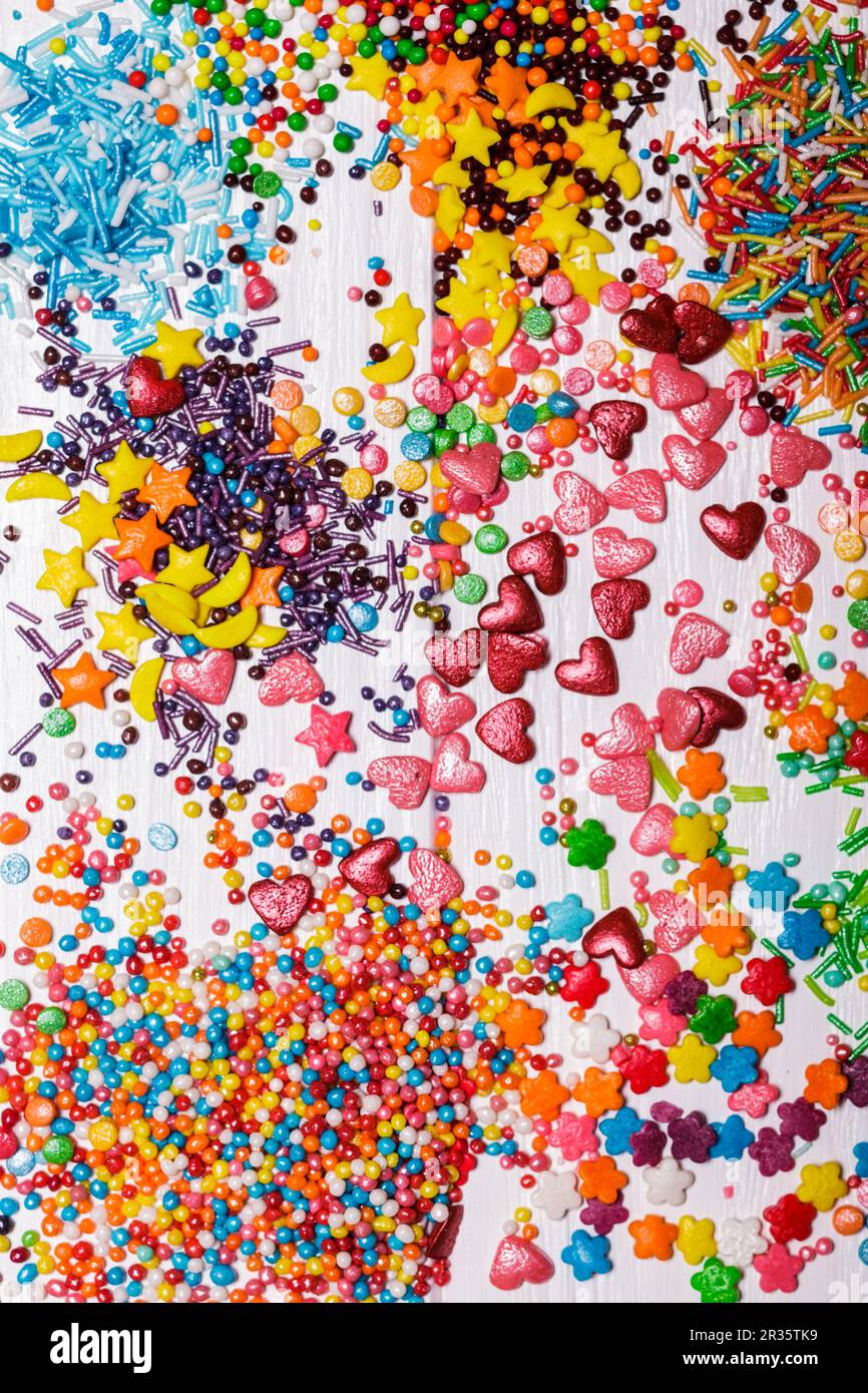 The color sprinkles Stock Photo - Alamy