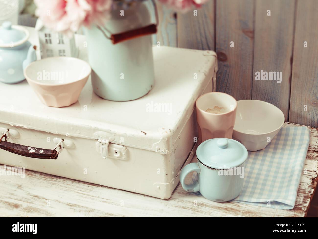 Creative still life vintage blue hi-res stock photography and images ...