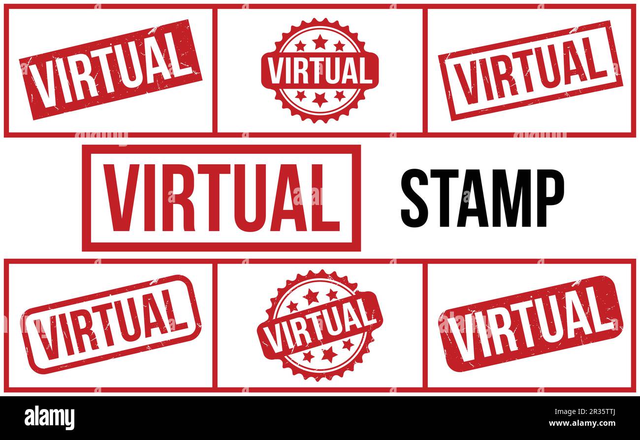 Virtual stamp Stock Vector Images - Alamy