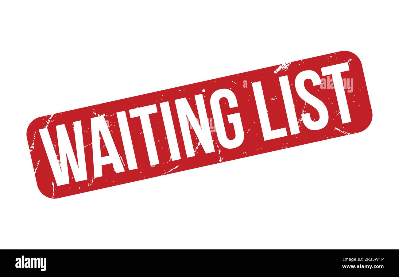Red Waiting List Rubber Stamp Seal Vector Stock Vector Image & Art - Alamy