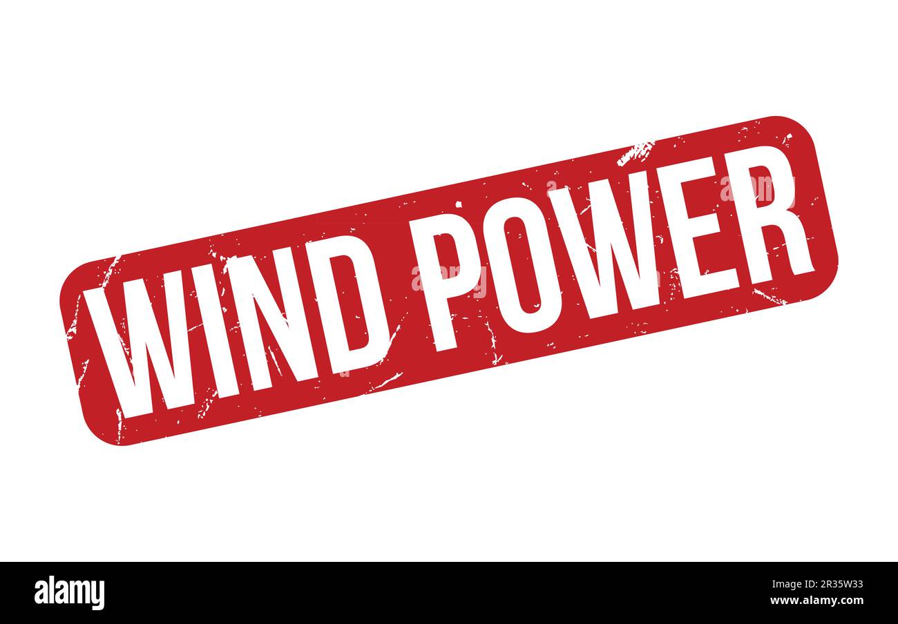 Wind power rubber stamp hi-res stock photography and images - Alamy