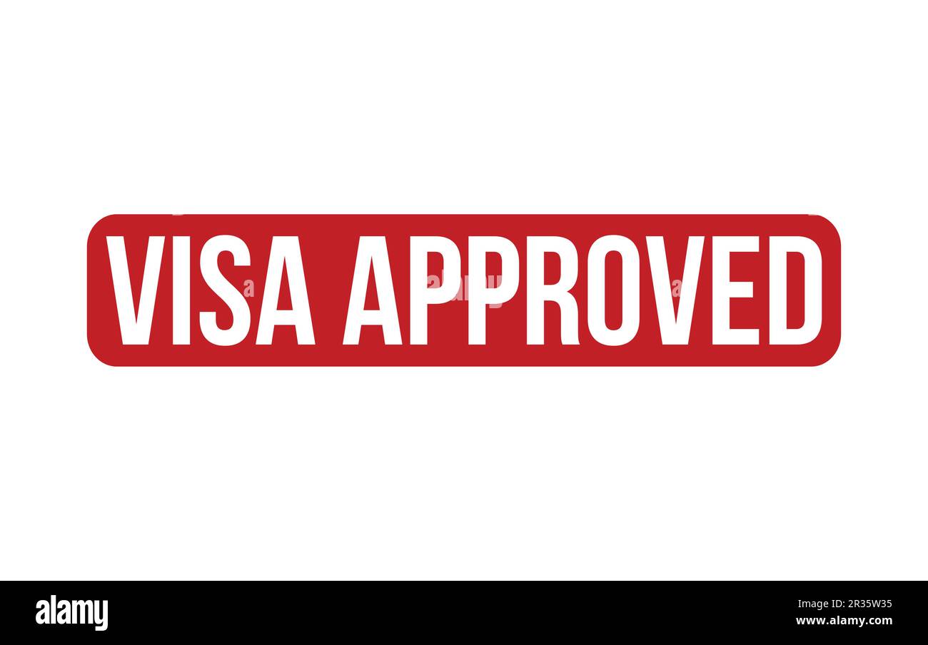 Visa Approved Rubber Stamp Seal Vector Stock Vector Image & Art - Alamy