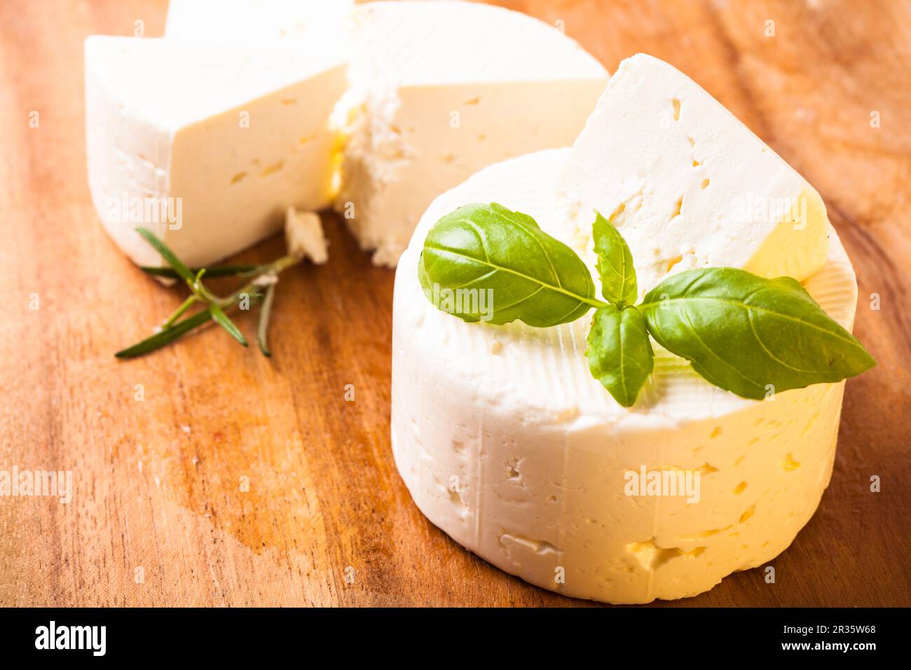 Salted soft cheese Stock Photo - Alamy