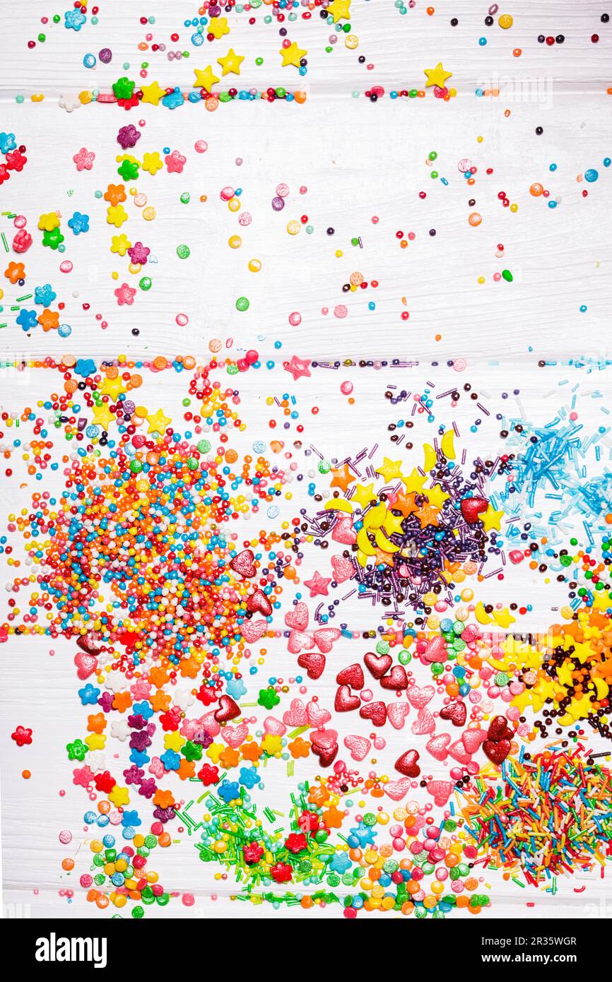The color sprinkles Stock Photo - Alamy