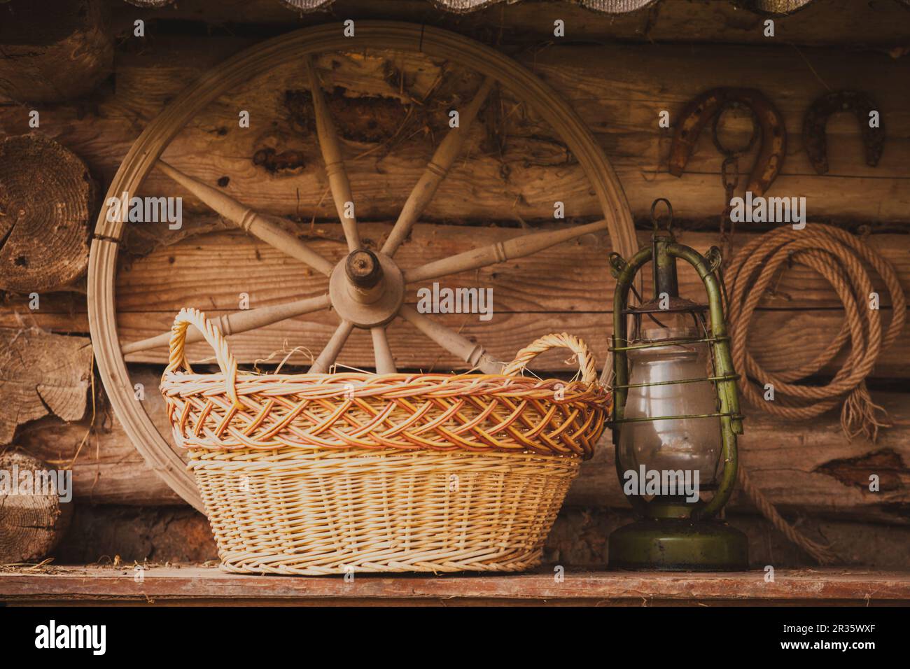 Rural retro still life Stock Photo - Alamy