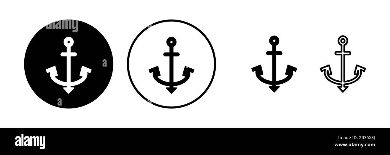 Anchor icon vector. Anchor sign. marine symbol Stock Vector Image & Art ...