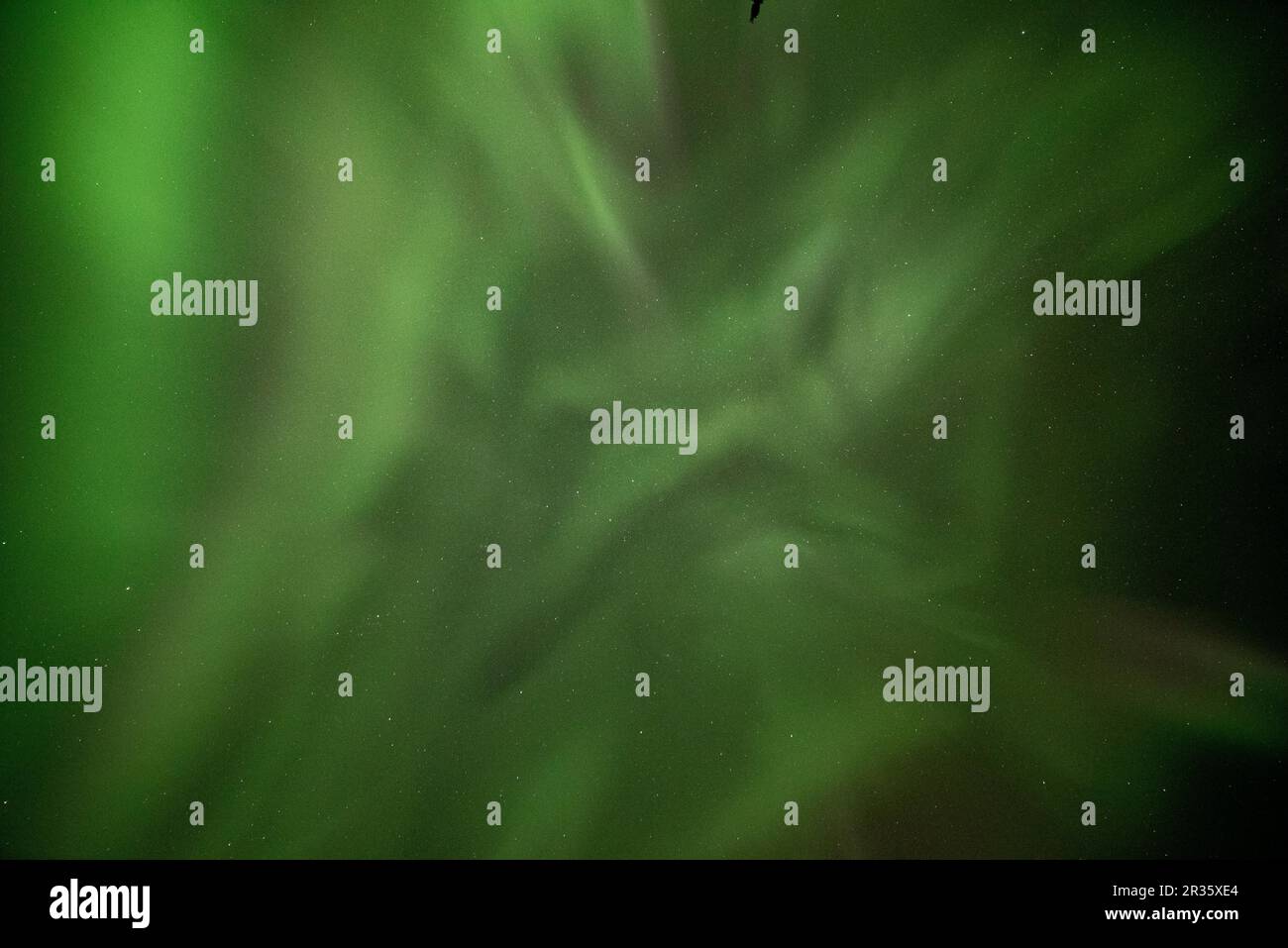 Northern lights display seen in northern Canada, Yukon Territory ...