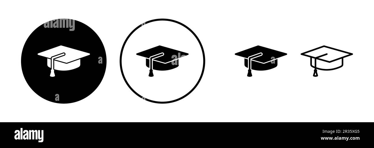 Education icon vector. graduation cap icon vector Stock Vector Image ...