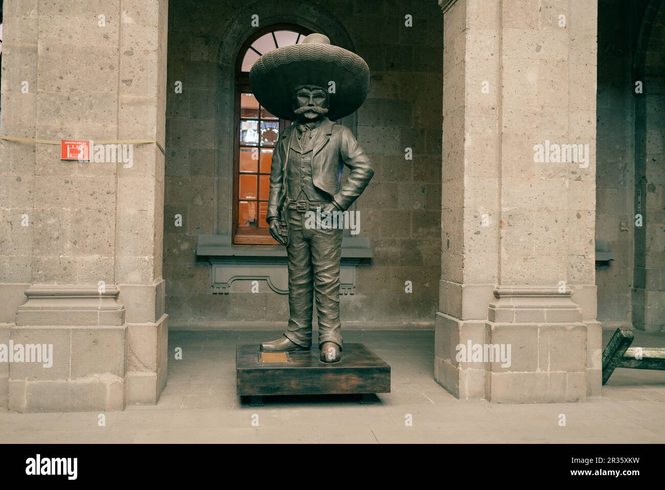 Mexico City, FEB 2023 Interior view of the historical castle ...