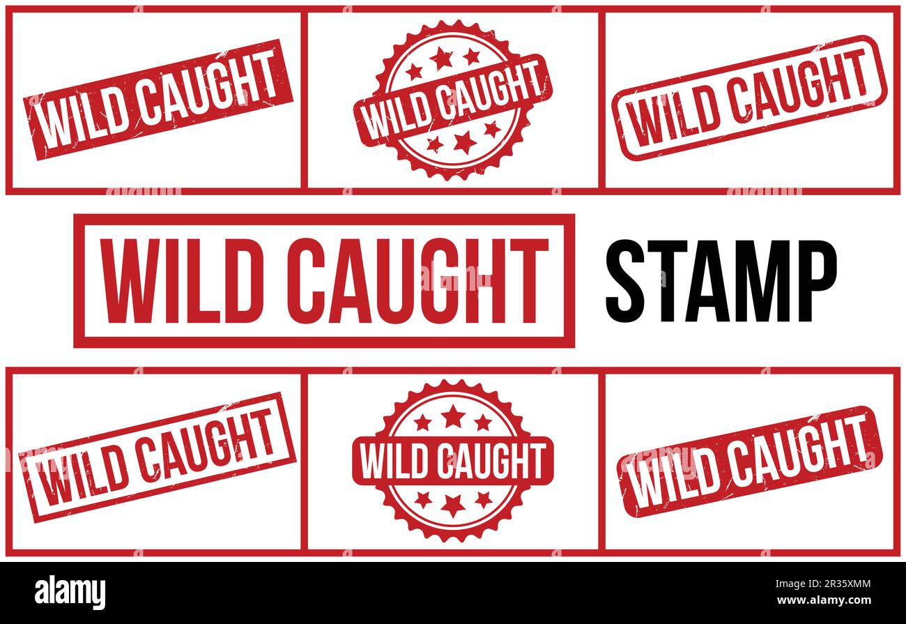 Wild caught rubber stamp hi-res stock photography and images - Alamy
