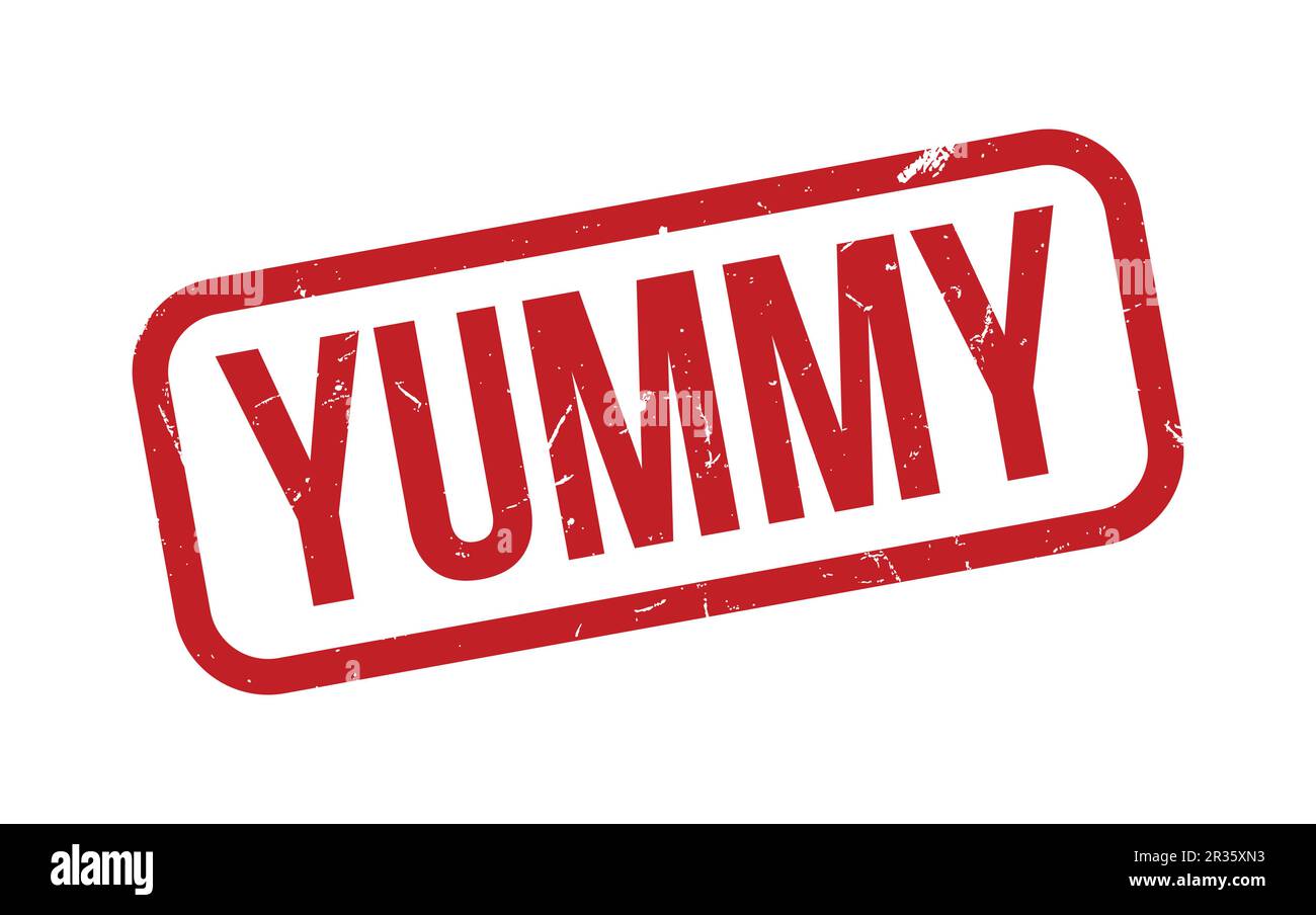 Yummy Rubber Stamp Seal Vector Stock Vector Image & Art - Alamy