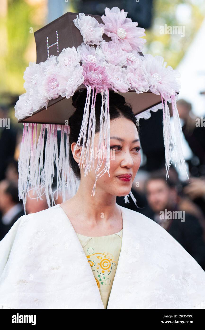 Cannes, France. 22nd May, 2023. Emily Cheong attending the Club Zero ...