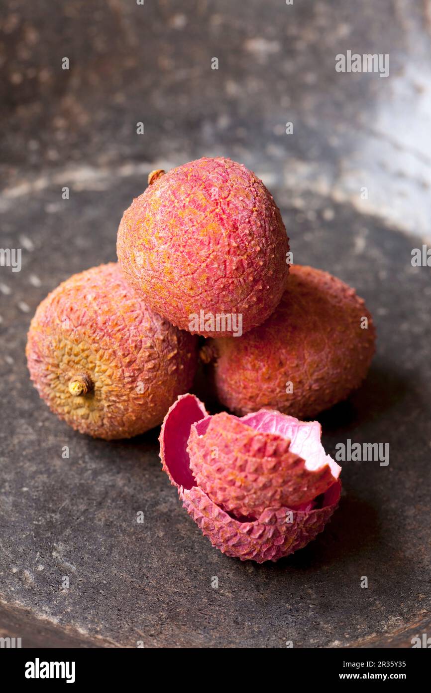 Close up lychees in hi-res stock photography and images - Alamy