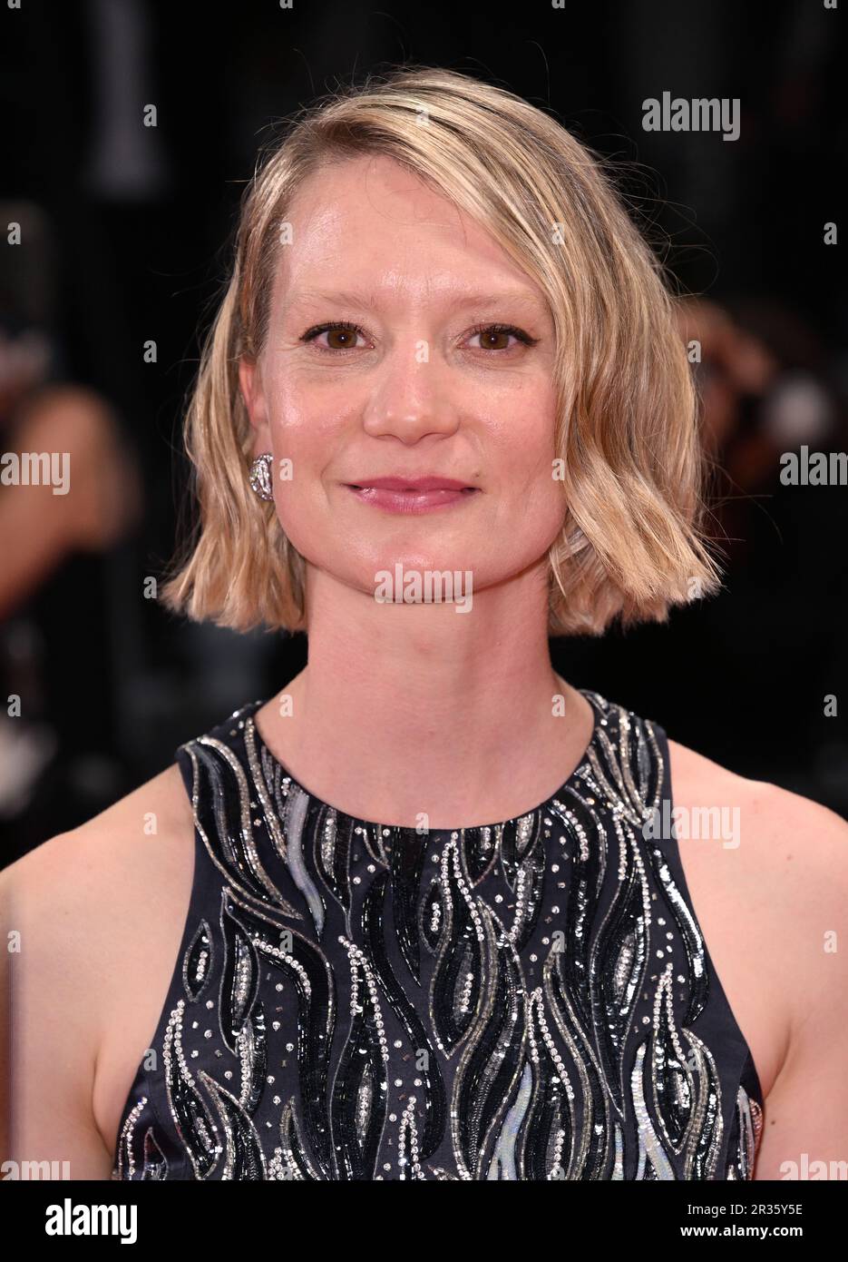 Cannes, France. 22nd May, 2023. Cannes, France. May 22nd, 2023 Mia Wasikowska arriving at the ...