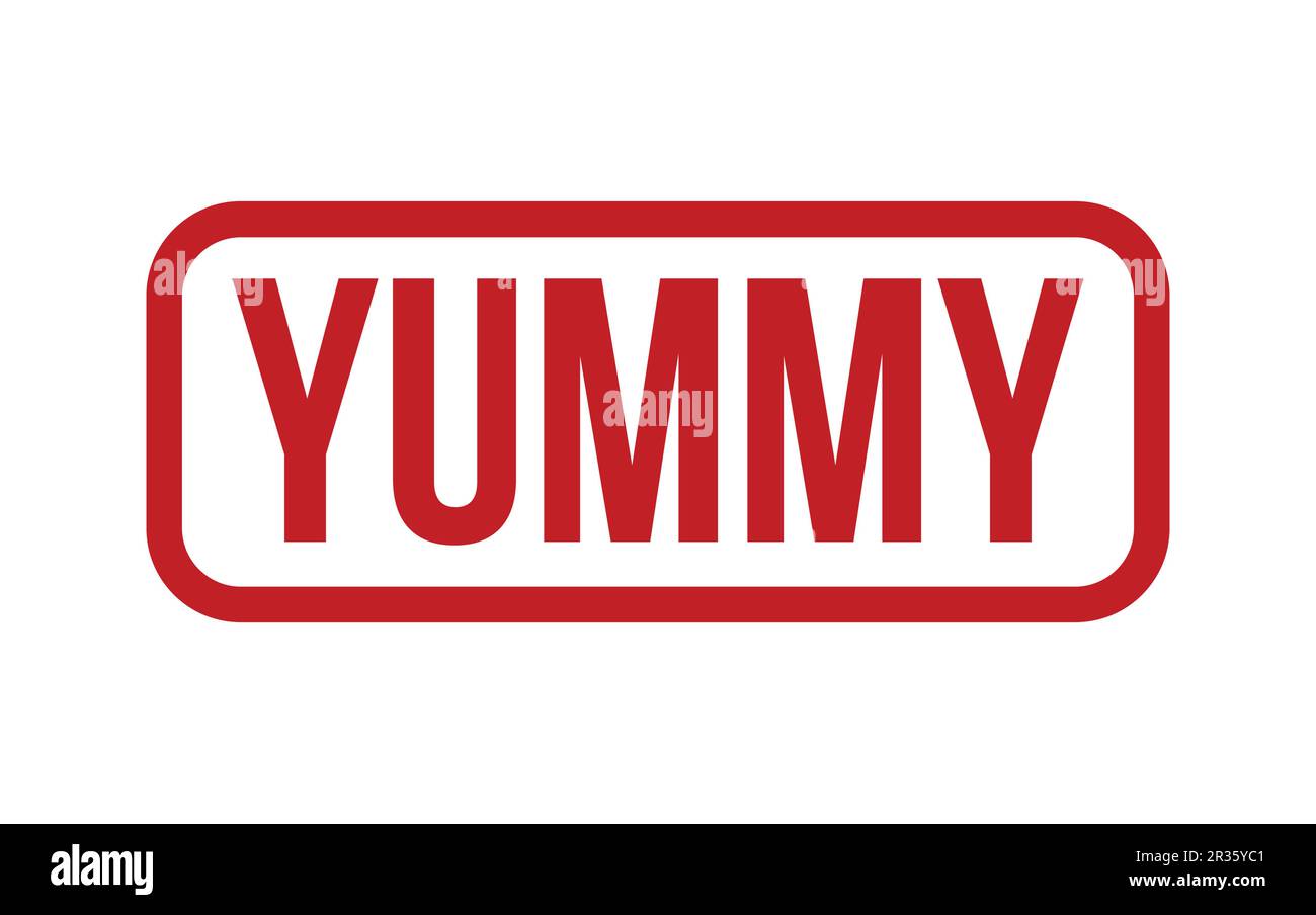 Yummy Rubber Stamp Seal Vector Stock Vector Image & Art - Alamy