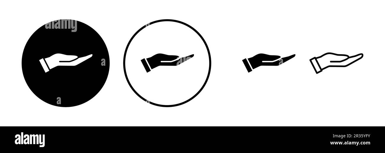 Hand icon vector. hand symbols. palm Stock Vector Image & Art - Alamy