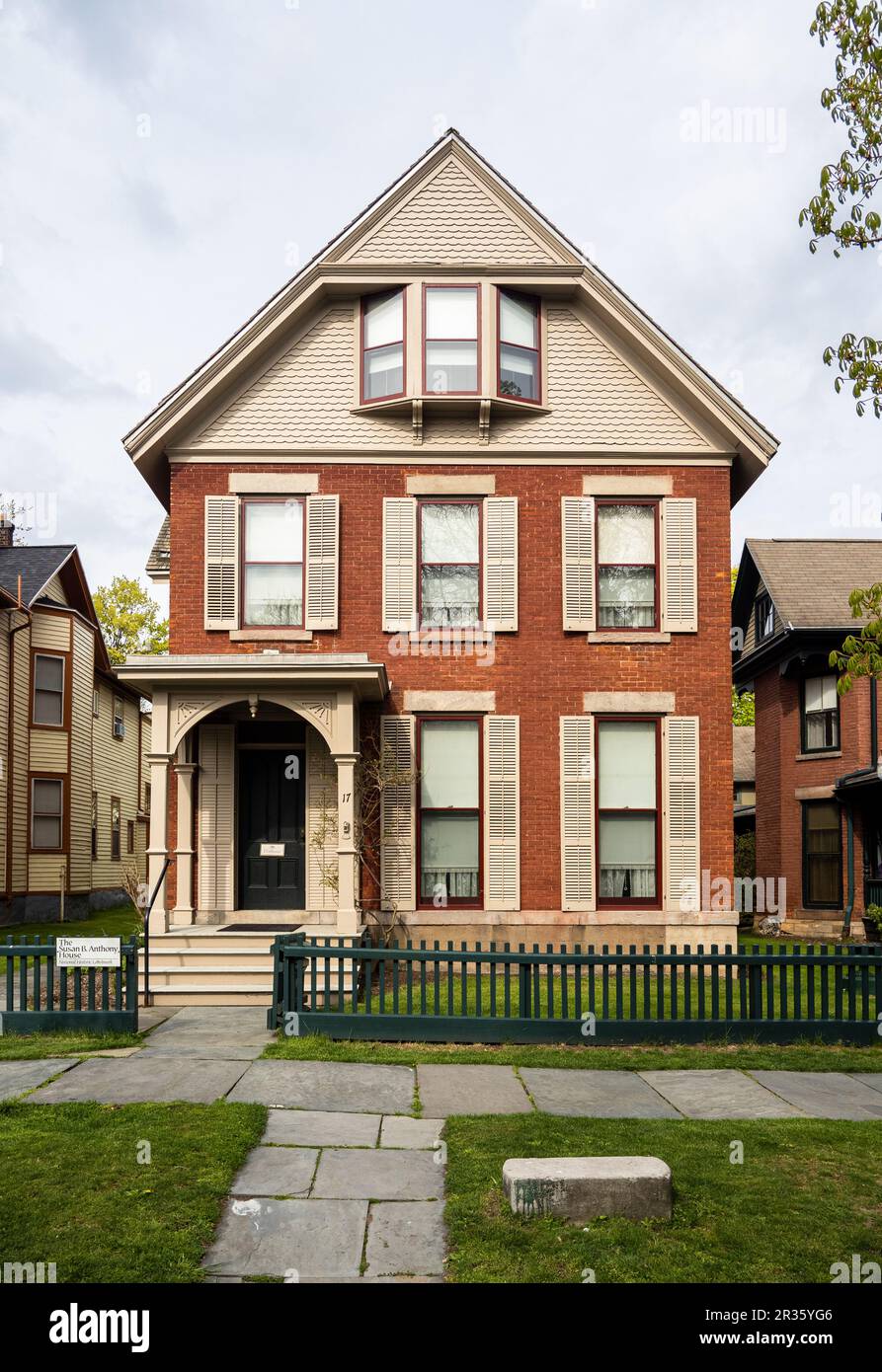 The house of American women's rights activist Susan B. Anthony has a ...