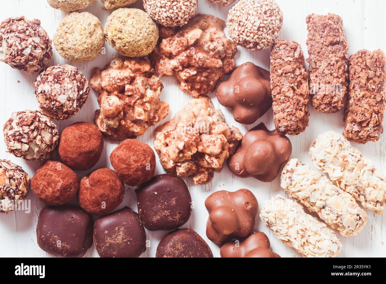 The Chocolate candies Stock Photo - Alamy