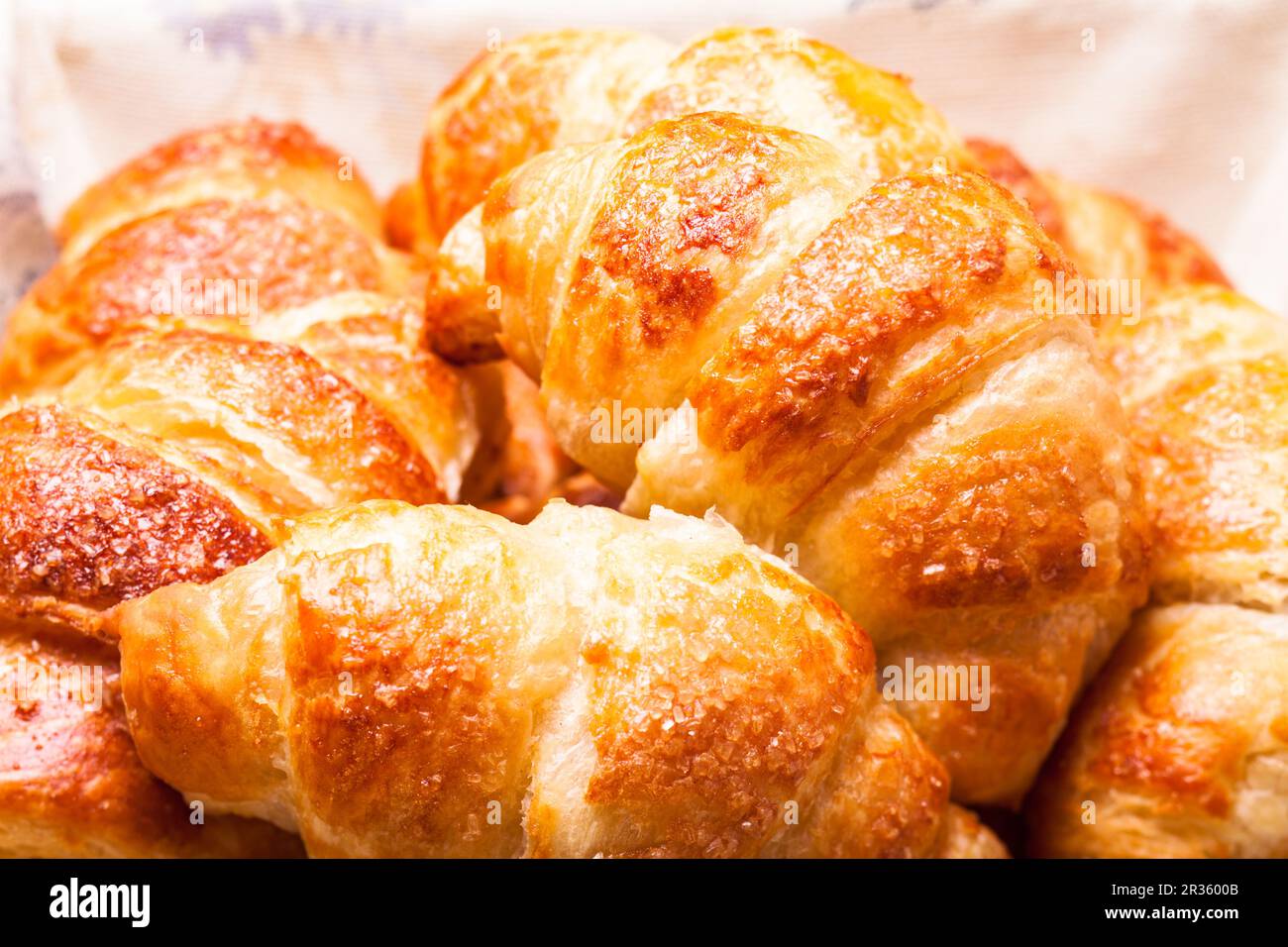The fresh croissants Stock Photo - Alamy