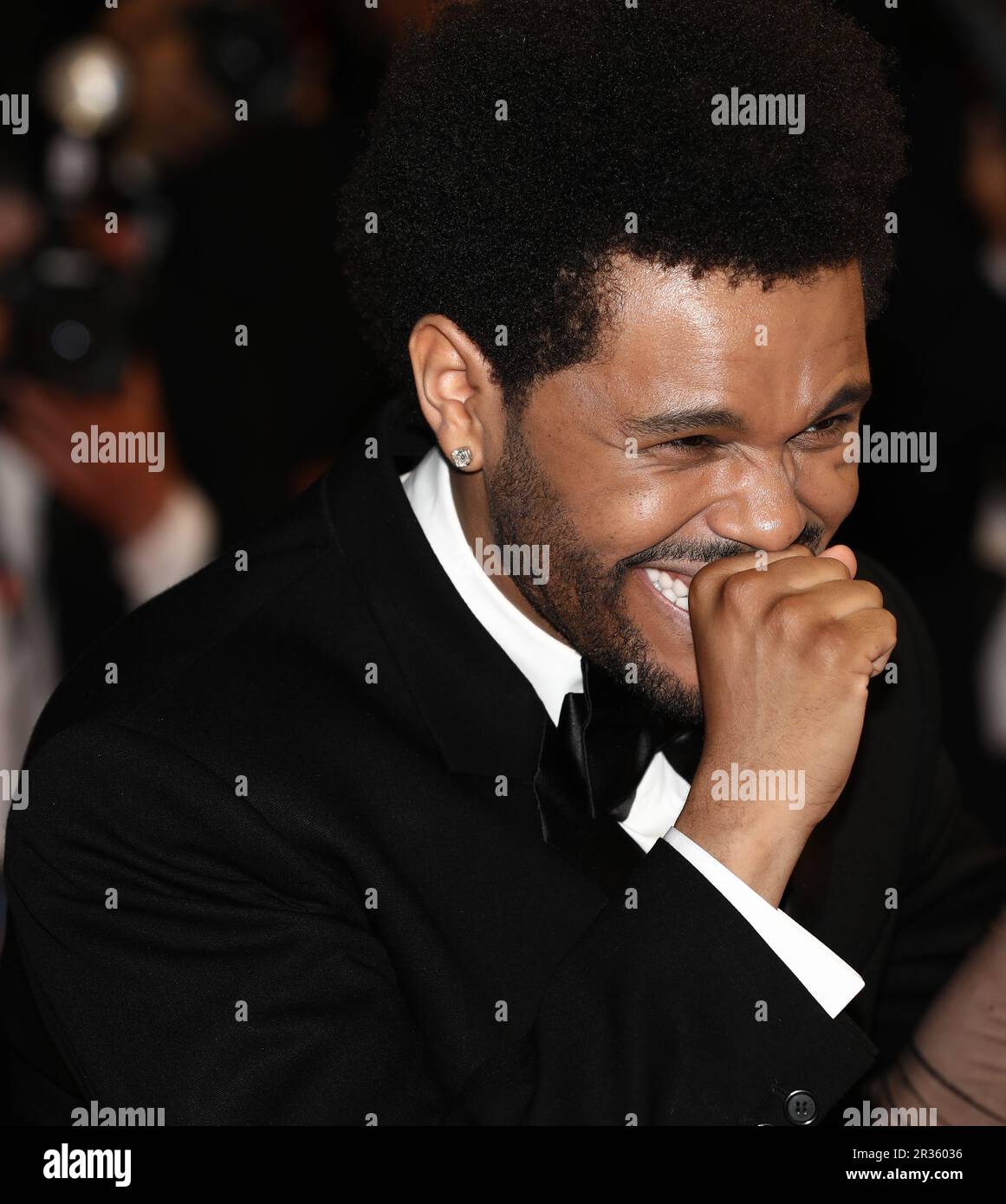 May 22, 2023, Cannes, Cote d'Azur, France: THE WEEKND bursts out ...