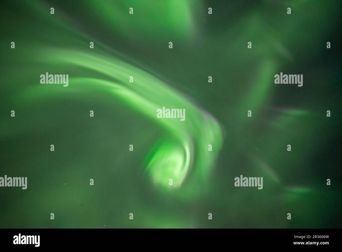 Northern lights display seen in northern Canada, Yukon Territory ...