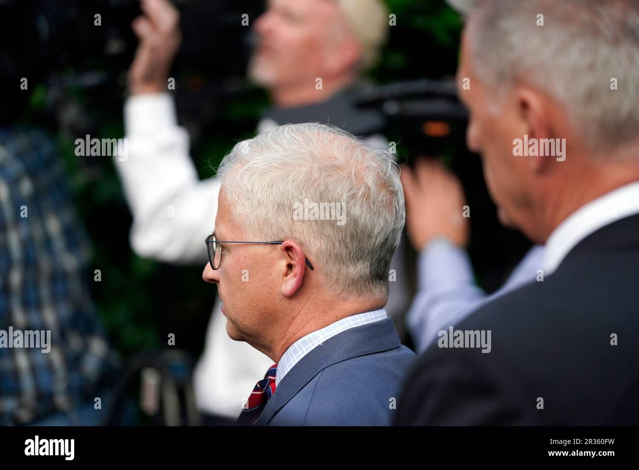 Rep. Patrick McHenry, R-N.C., listens as House Speaker Kevin McCarthy ... Rep. Patrick McHenry, R-N.C., listens as House Speaker Kevin McCarthy ...