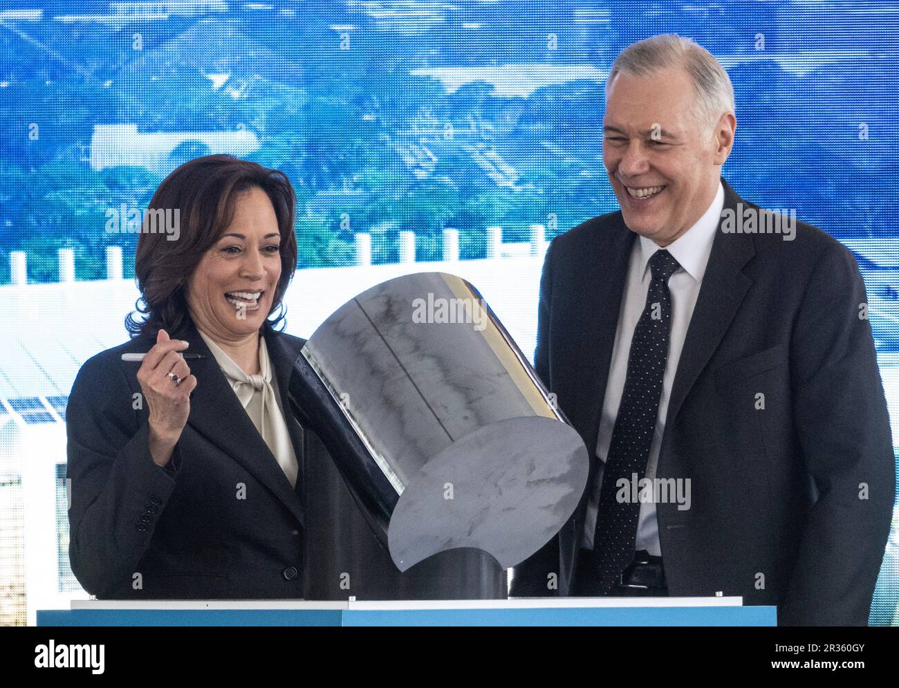 Sunnyvale, United States. 22nd May, 2023. Vice President Kamala Harris ...