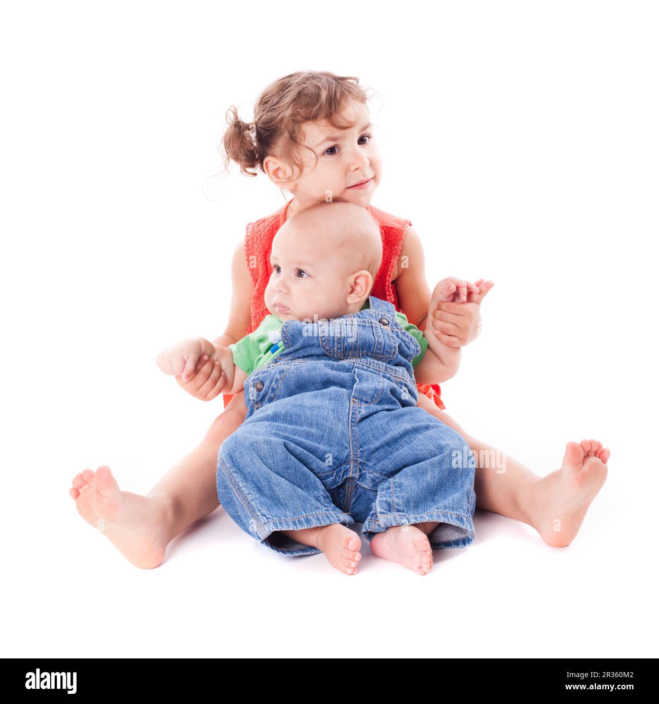 Sister and brother Stock Photo - Alamy
