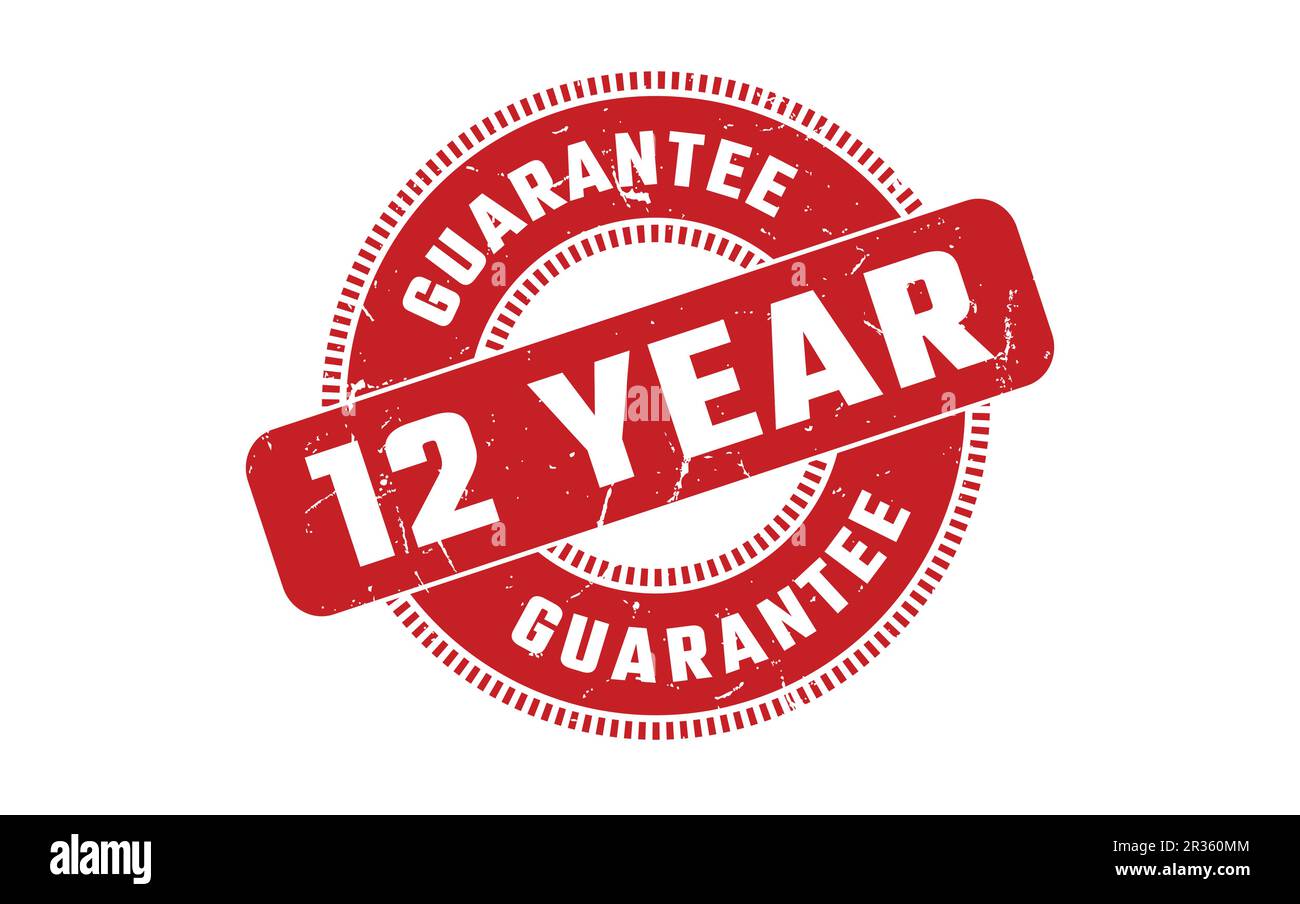12 year guarantee Stock Vector Images - Alamy