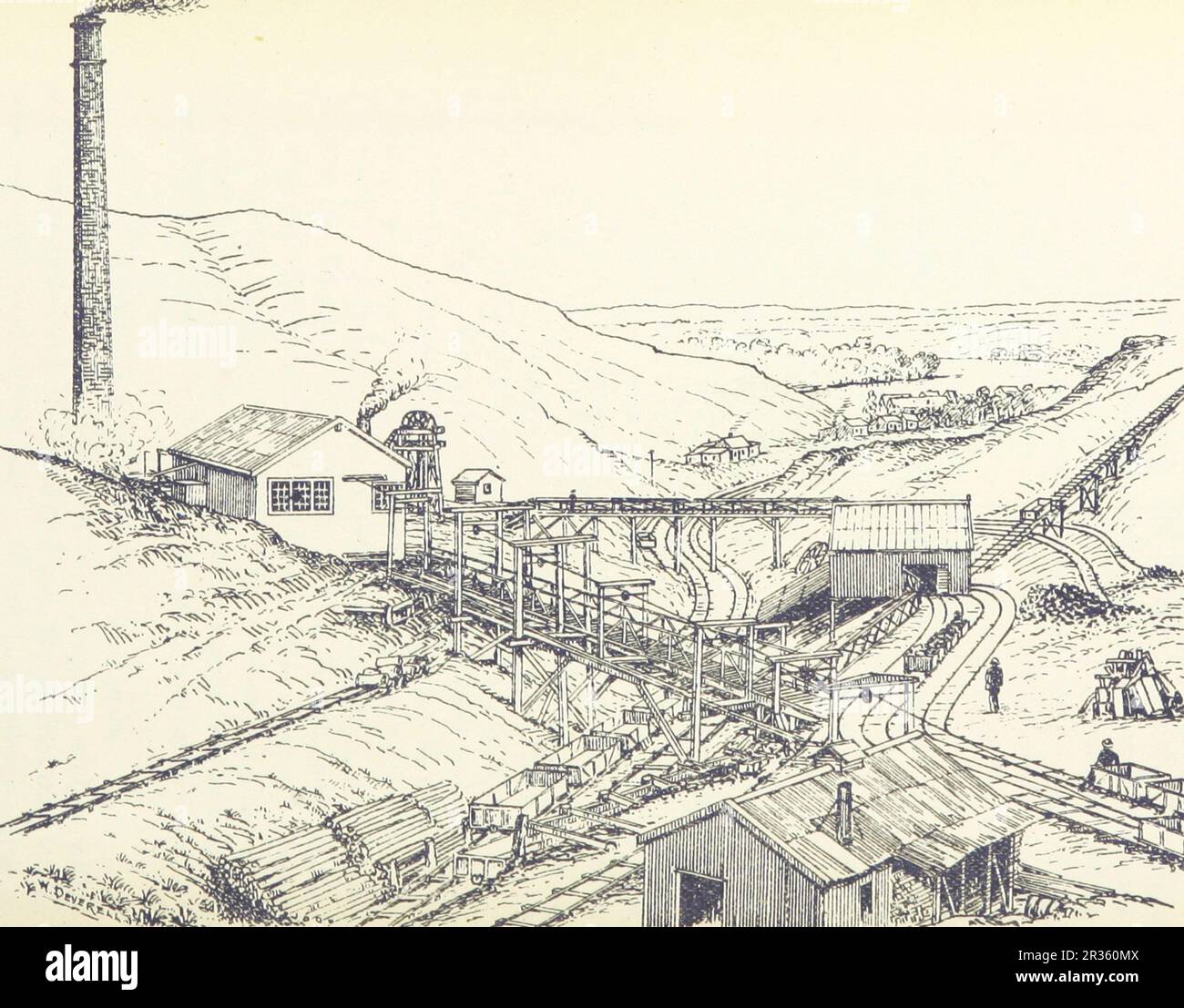 Mine shaft drawing hi-res stock photography and images - Alamy