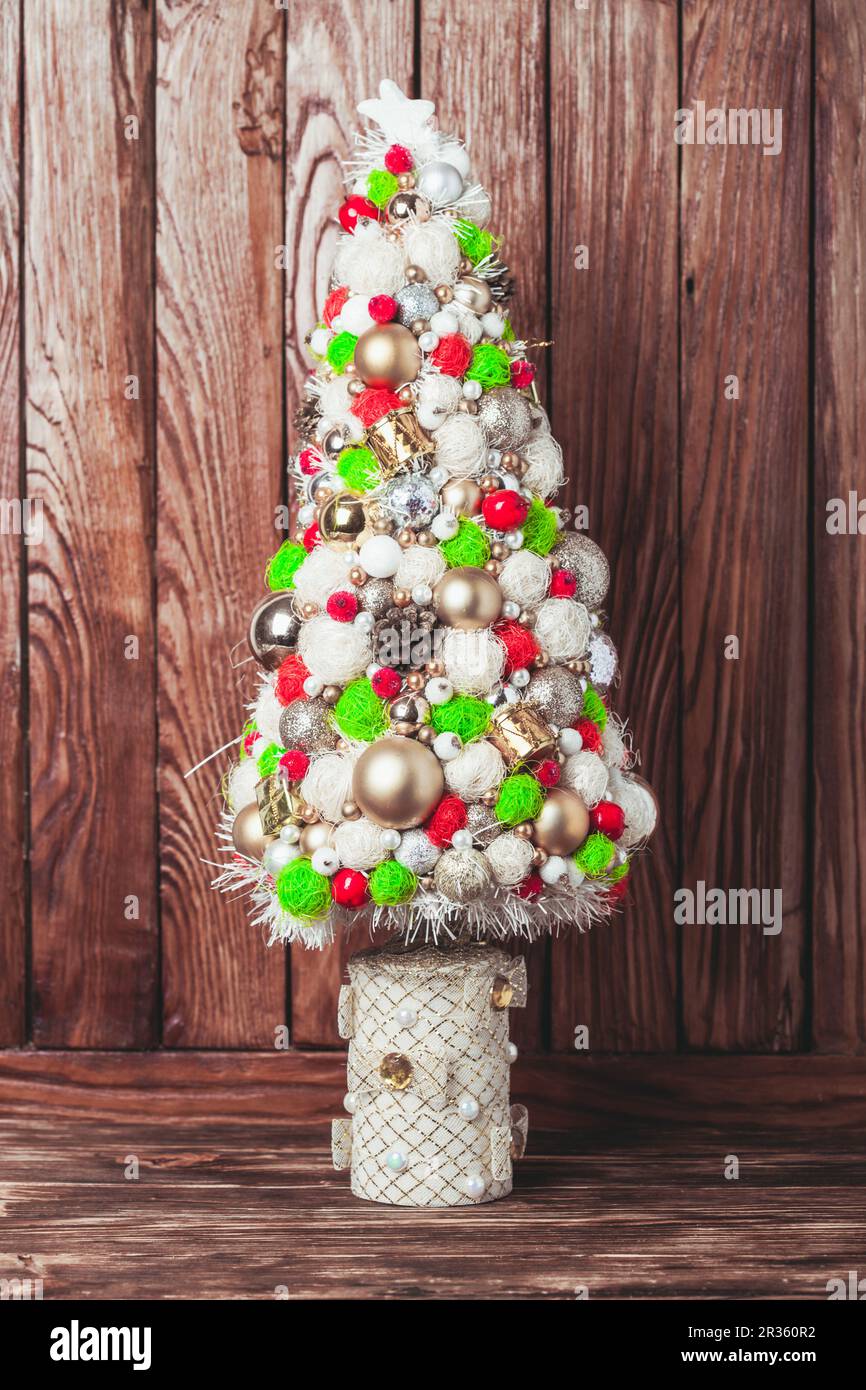 Handmade Christmas tree Stock Photo - Alamy
