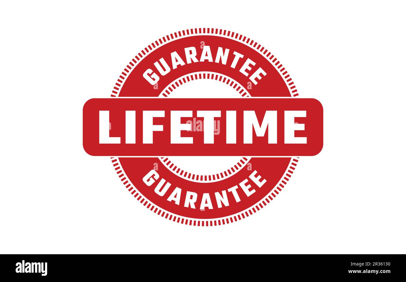 Lifetime Guarantee Rubber Stamp Vector Stock Vector Image & Art - Alamy
