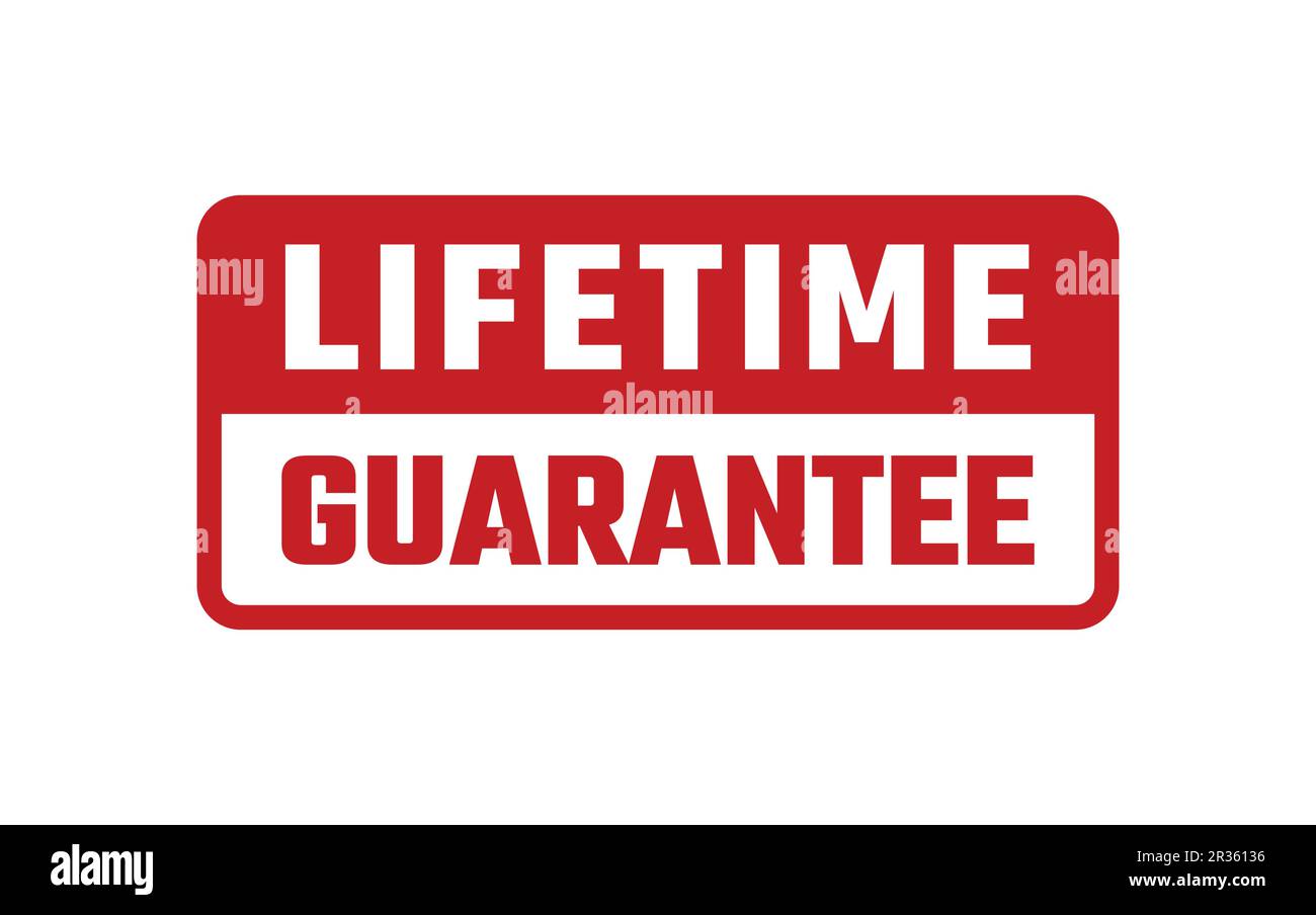 Lifetime Guarantee Rubber Stamp Vector Stock Vector Image & Art - Alamy