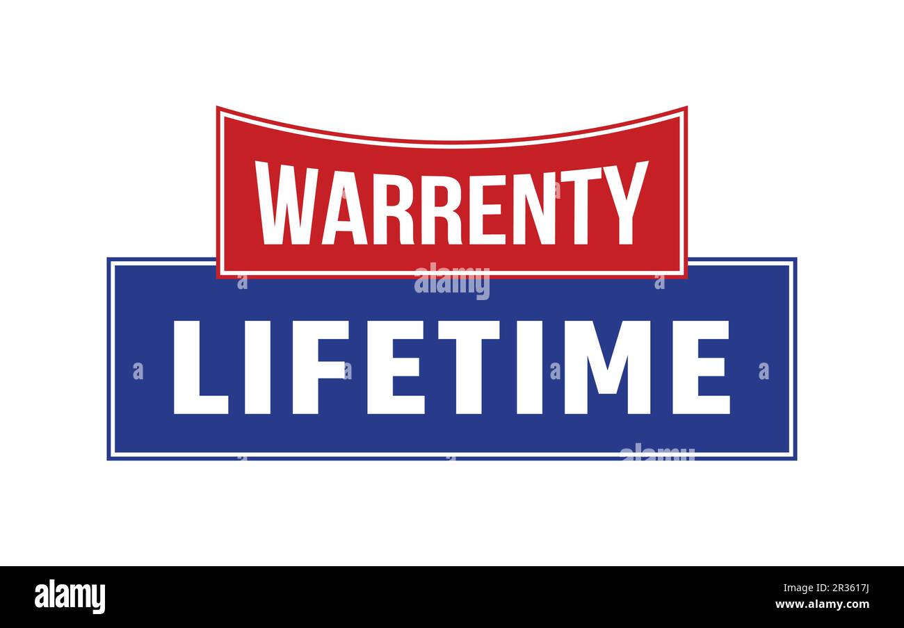 Lifetime Warranty Seal Vector Illustration Stock Vector Image & Art - Alamy