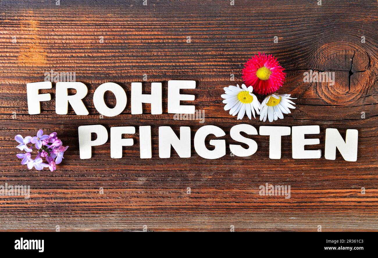 Frohe pfingsten happy pentecost hi-res stock photography and images - Alamy