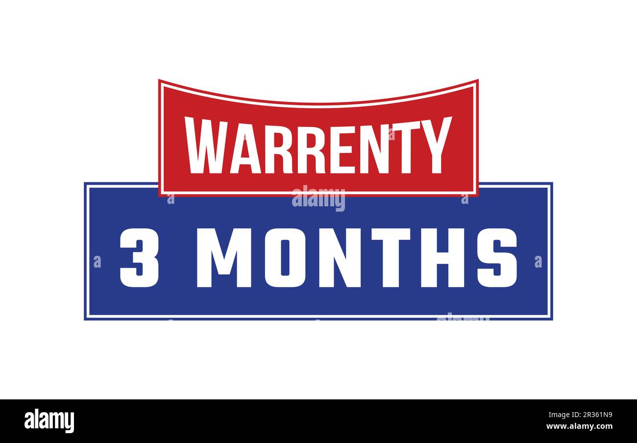 3 months warranty Stock Vector Images - Alamy