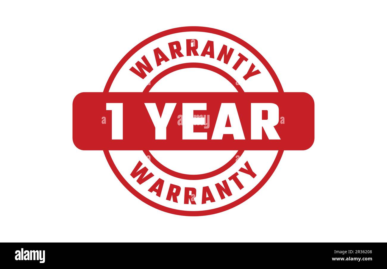 1 year warranty Cut Out Stock Images & Pictures - Alamy