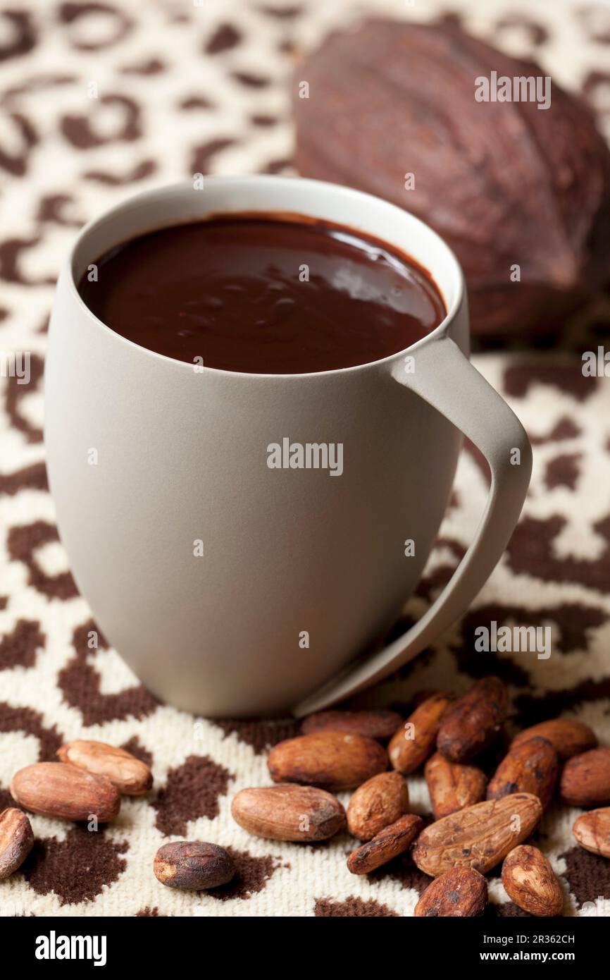 Raw cacao hot chocolate hi-res stock photography and images - Alamy