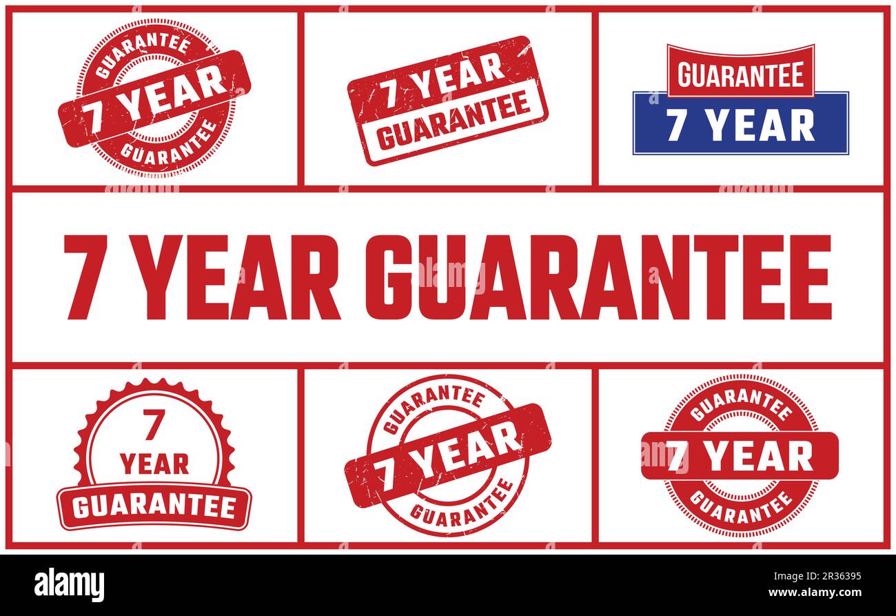 7 year guarantee Cut Out Stock Images & Pictures - Alamy