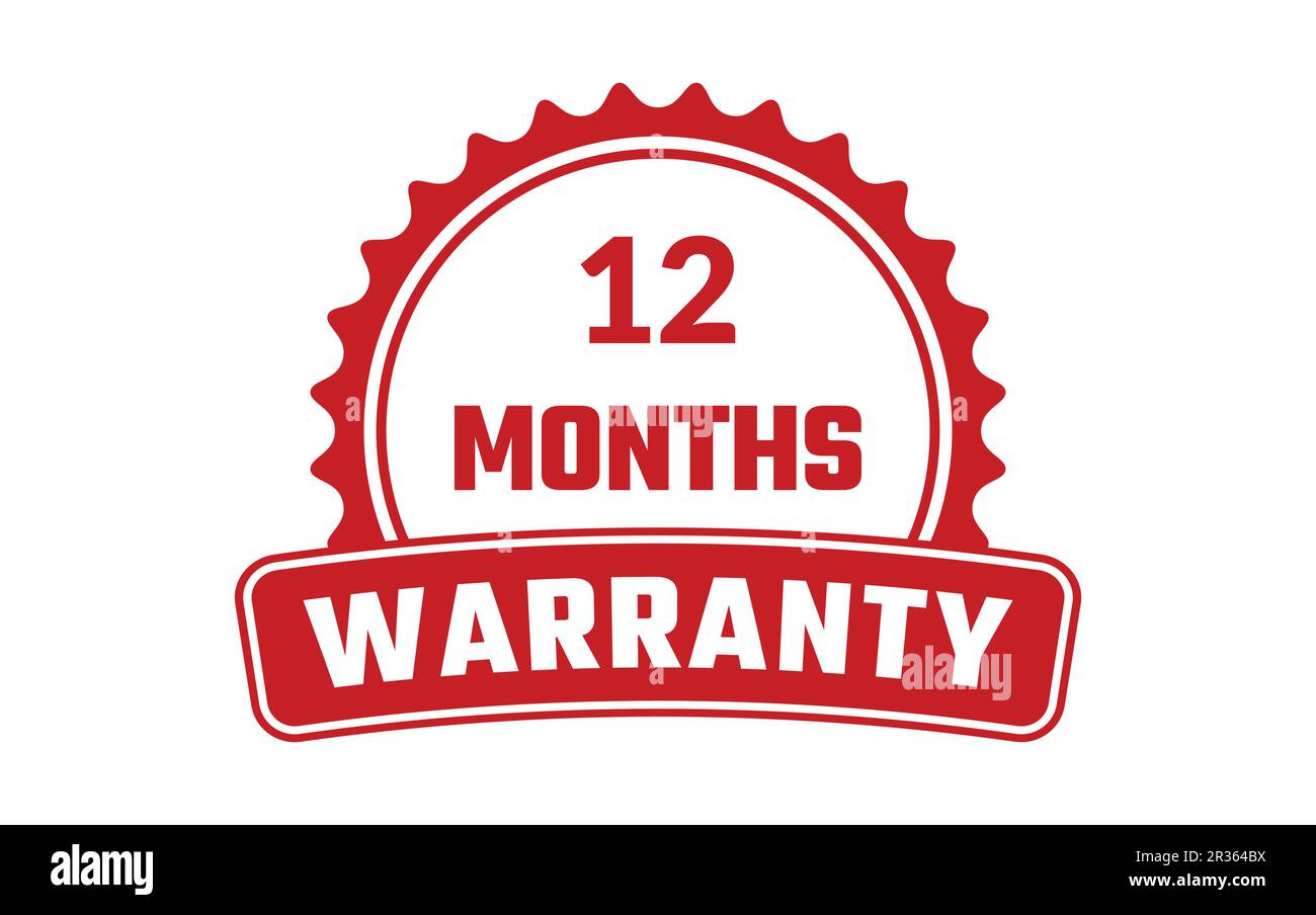 12 months warranty Cut Out Stock Images & Pictures - Alamy