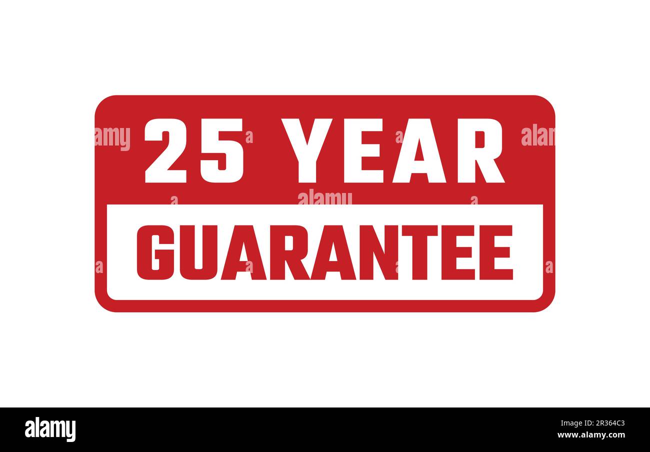 25 year guarantee Stock Vector Images - Alamy